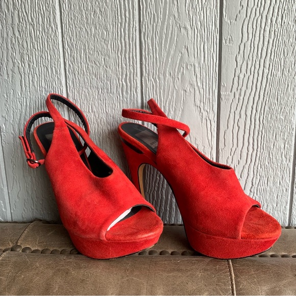 Dolce Vita | Shoes | Dolce Vita Red Strap Heels | Poshmark